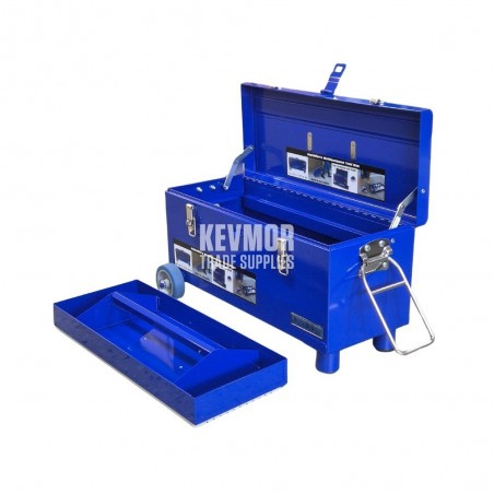 Traxx Pink Tool Box with Wheels and Seaming Tray | Kevmor Trade Supplies