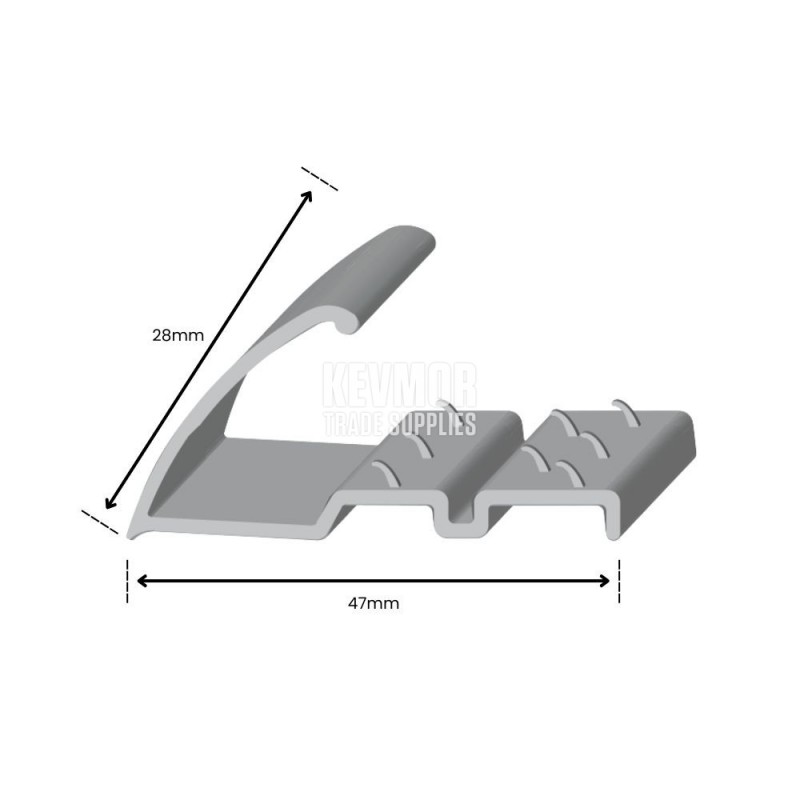 SFS2200 - Naplock Comm. Pinned Silver | Kevmor Flooring Specialists