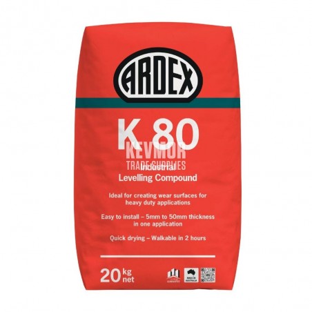 Ardex K80 Rapid Industrial Levelling Compound | Kevmor Trade Supplies