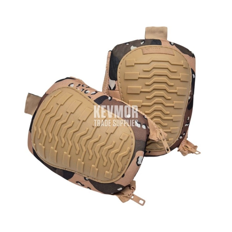 Strapless Beige Zip Knee Pads | Kevmor Trade Supplies