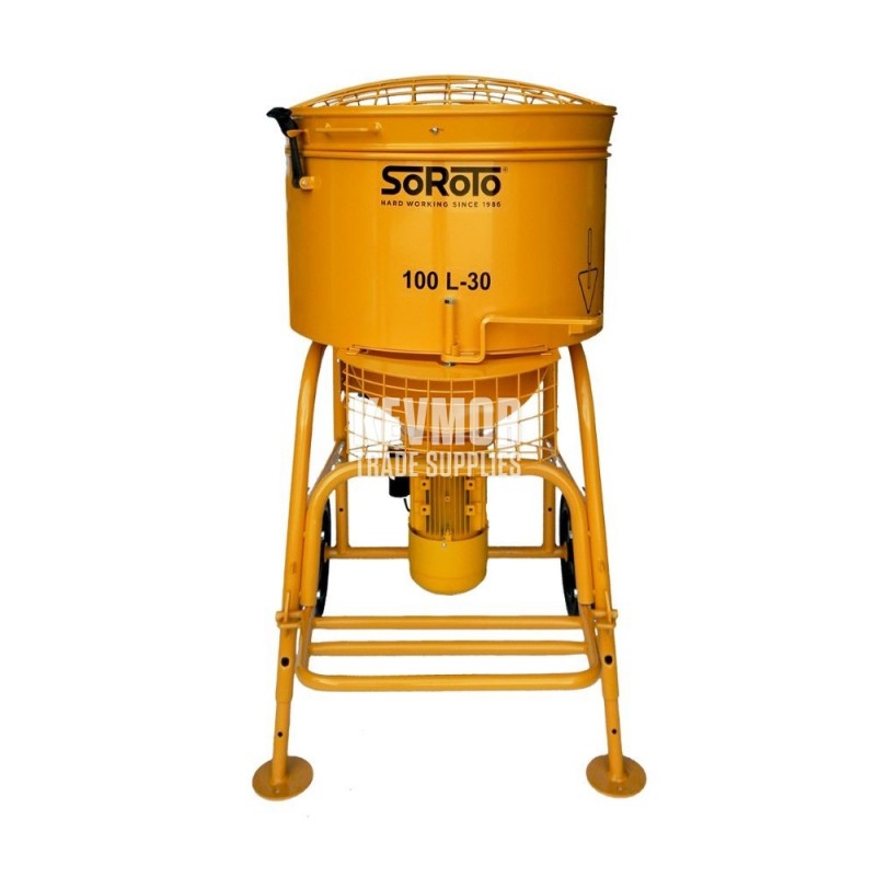 Soroto 100L Forced Action Mixer & Dust Controller | Kevmor Trade Supplies