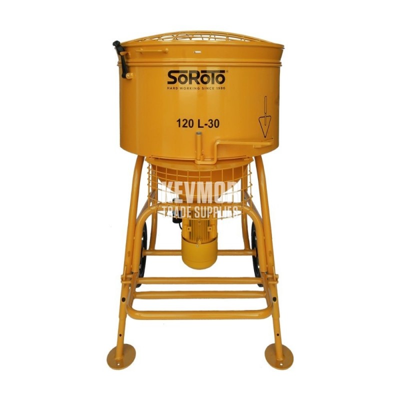 Soroto 120L Forced Action Mixer & Dust Controller | Kevmor Trade Supplies