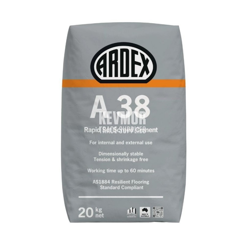 Ardex A38 Rapid Set Screed 20kg - Australia | Kevmor