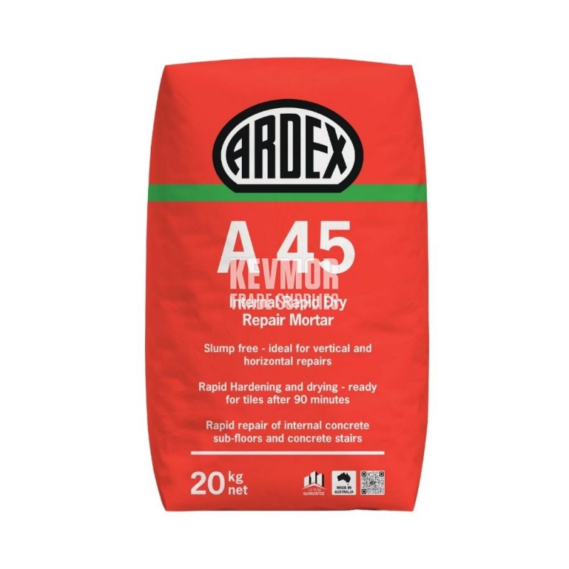 Ardex A45 Ardurapid - Repair Mortar | Kevmor