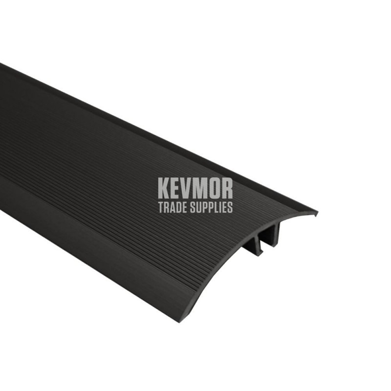 Seamless Transition Ramp 7.65mm Matt Black | Kevmor Trade Supplies