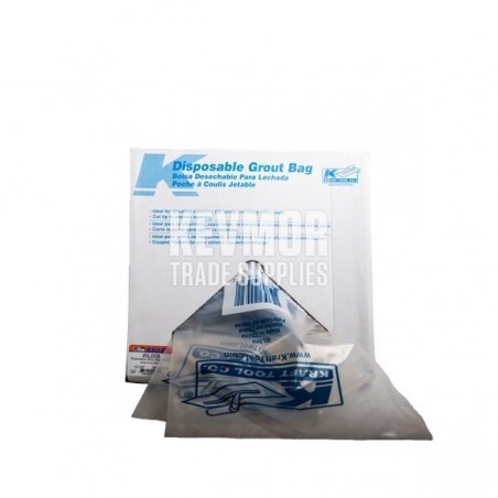 WL009 - Disposable Grout Bags - Kraft | Kevmor Trade Supplies