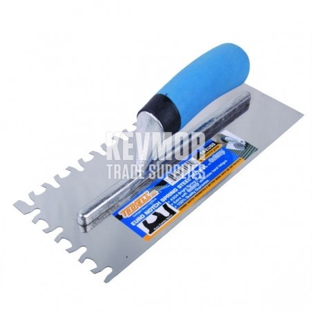 Euro Notch Stainless Steel Trowel Troxell